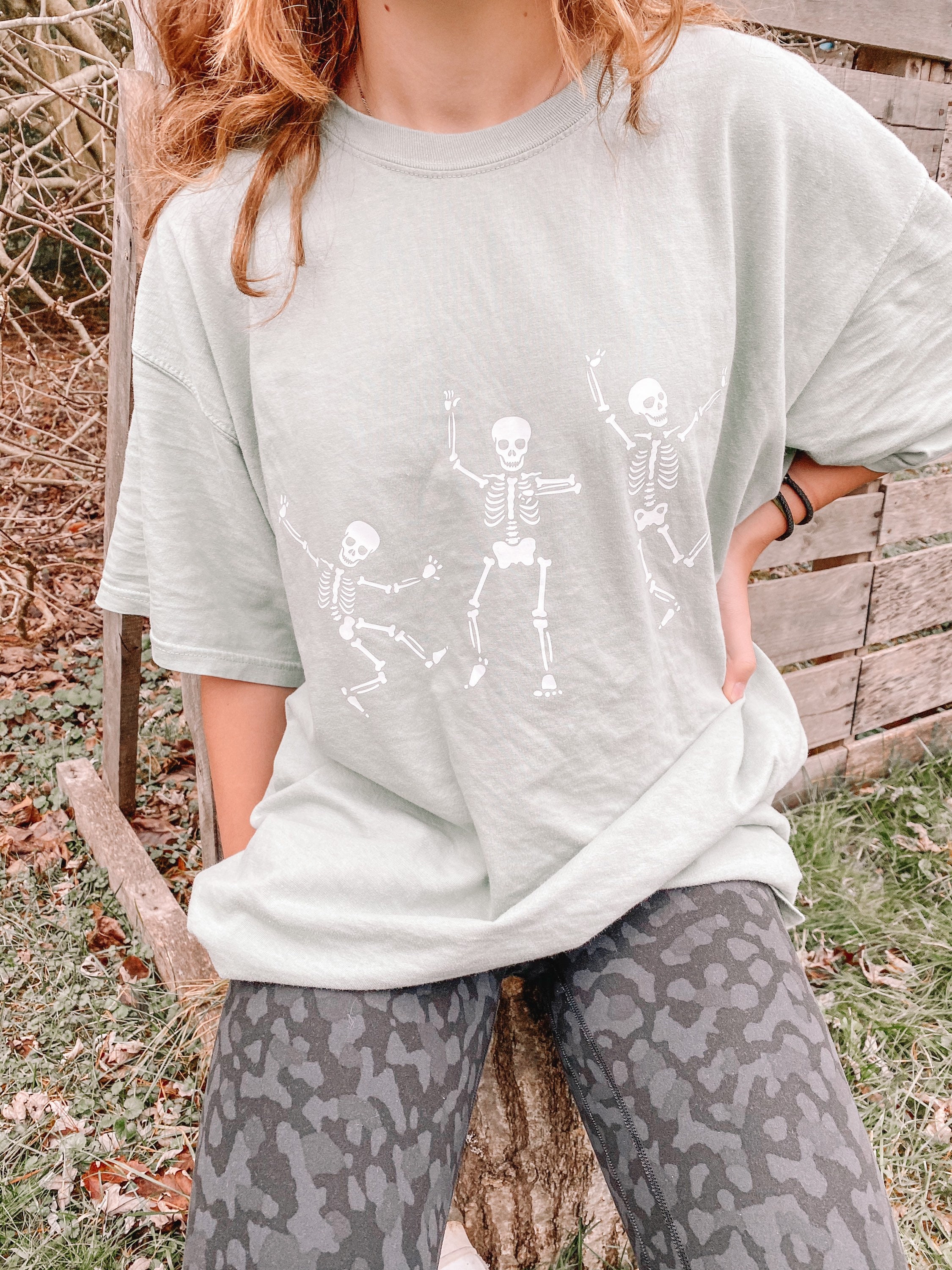 Skeleton T-shirt Skeleton Tee Trendy Tee Comfort Colors - Etsy
