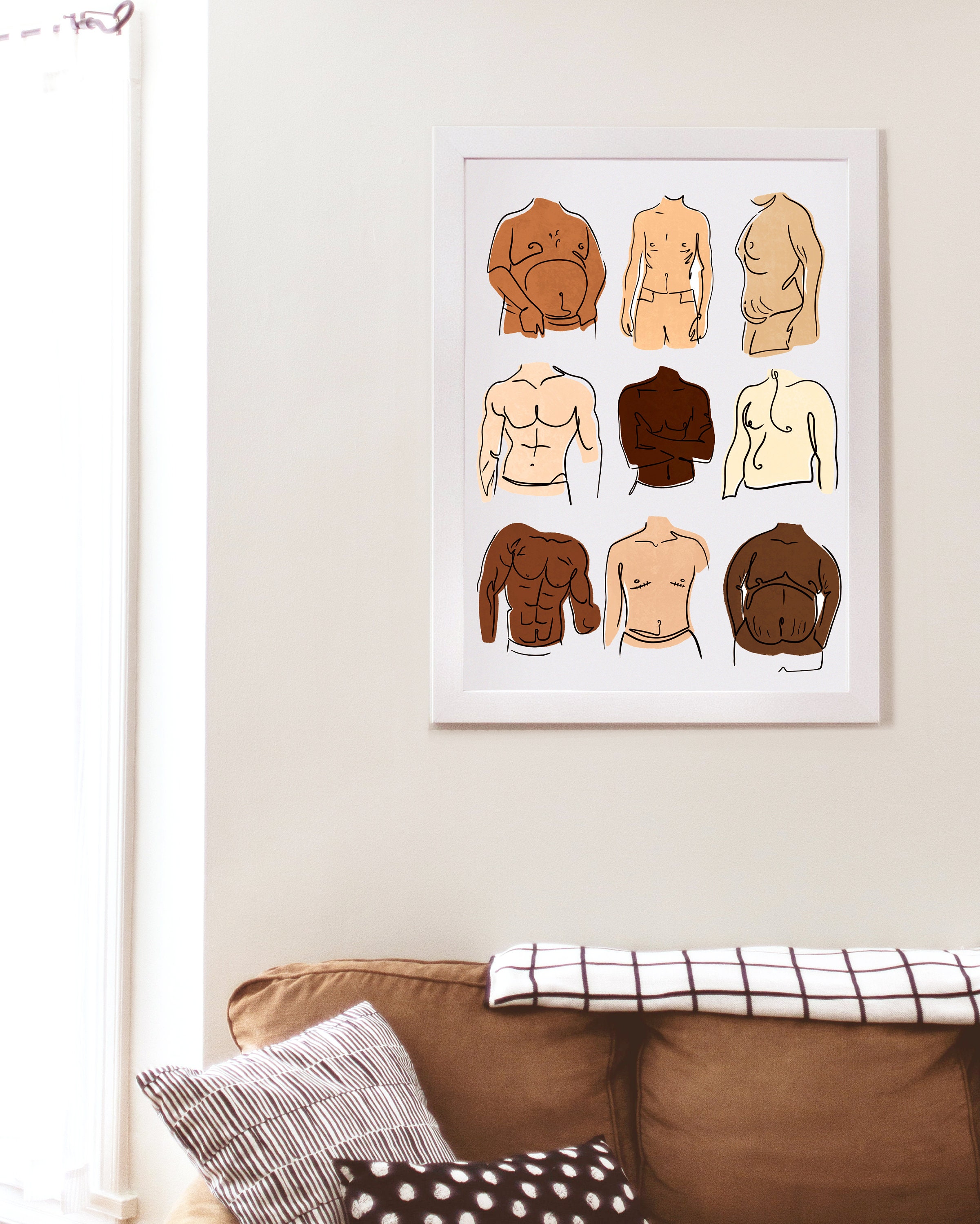 Body Positivity - Digital Download -A4 Dimension Print - Beautiful Male ...