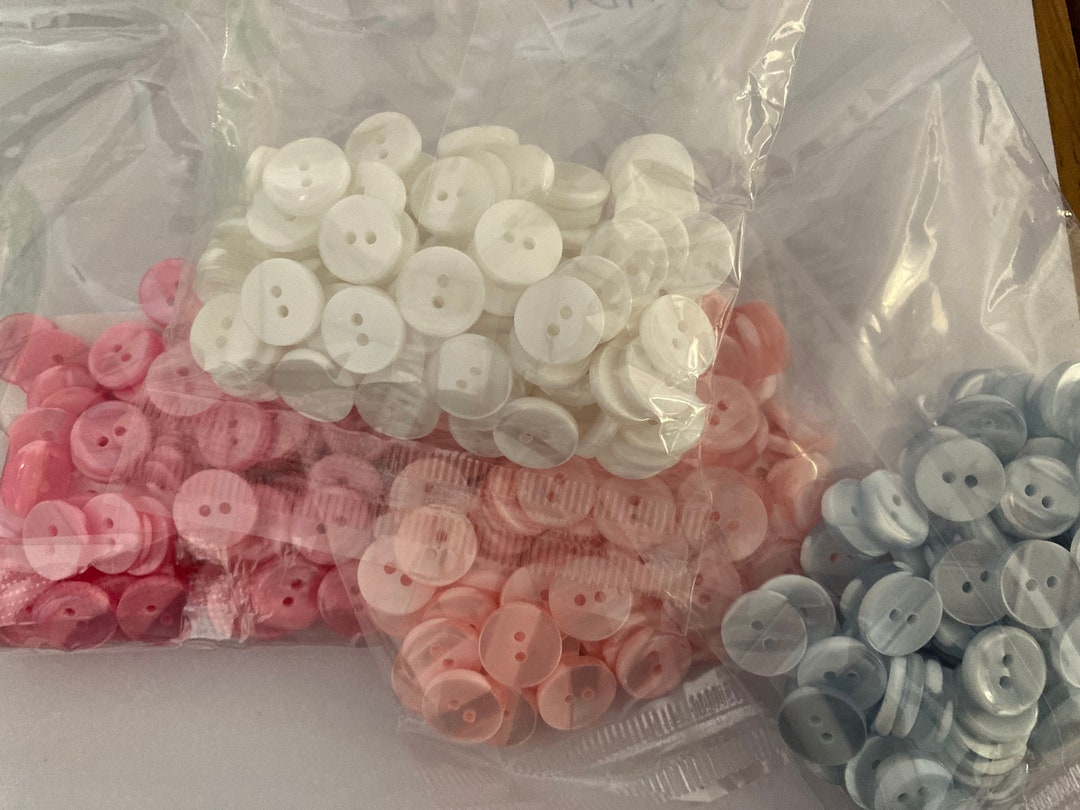 Variegated Baby Buttons, Various Colours 13mm. - Etsy UK