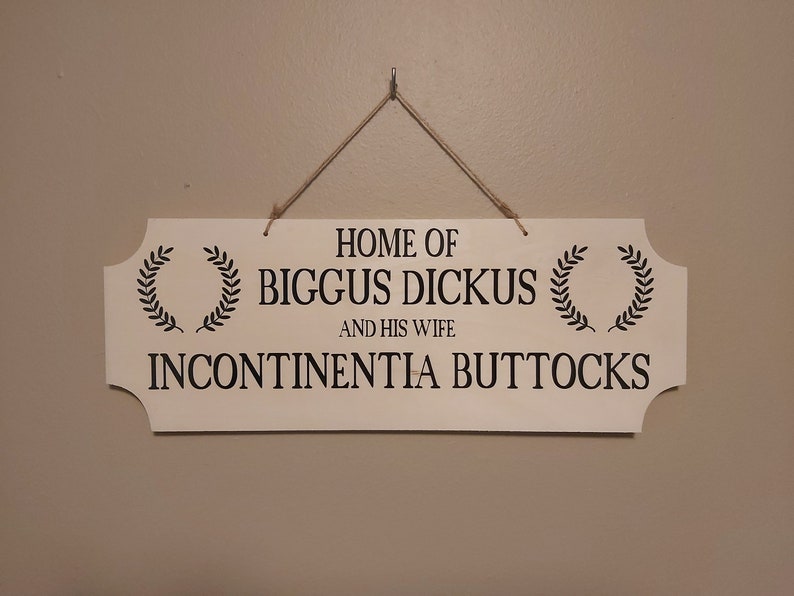 Biggus Dickus, Incontinentia Buttocks, Monty Python, Life of Brian Door ...