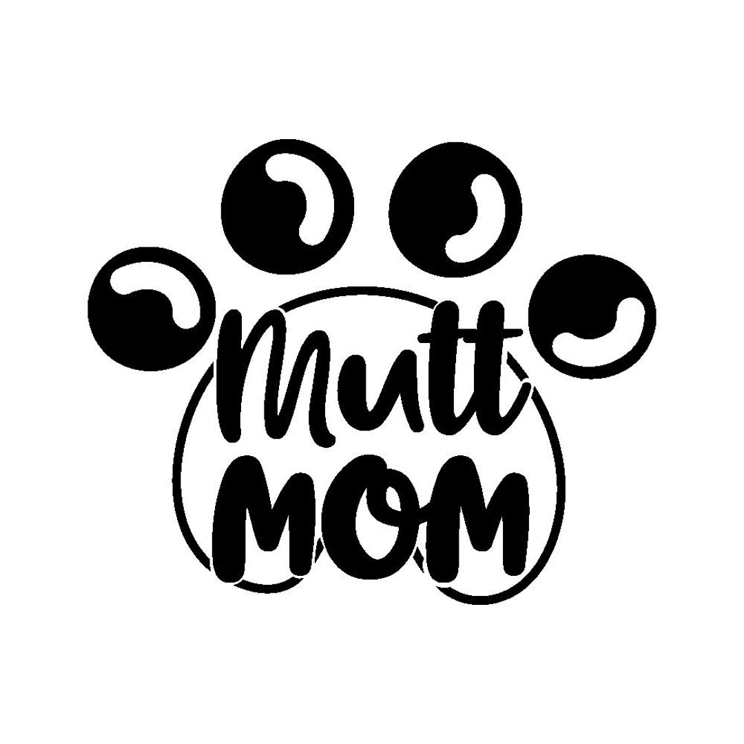 MUTT MOM, Car Decal, Vinyl Sticker - Etsy