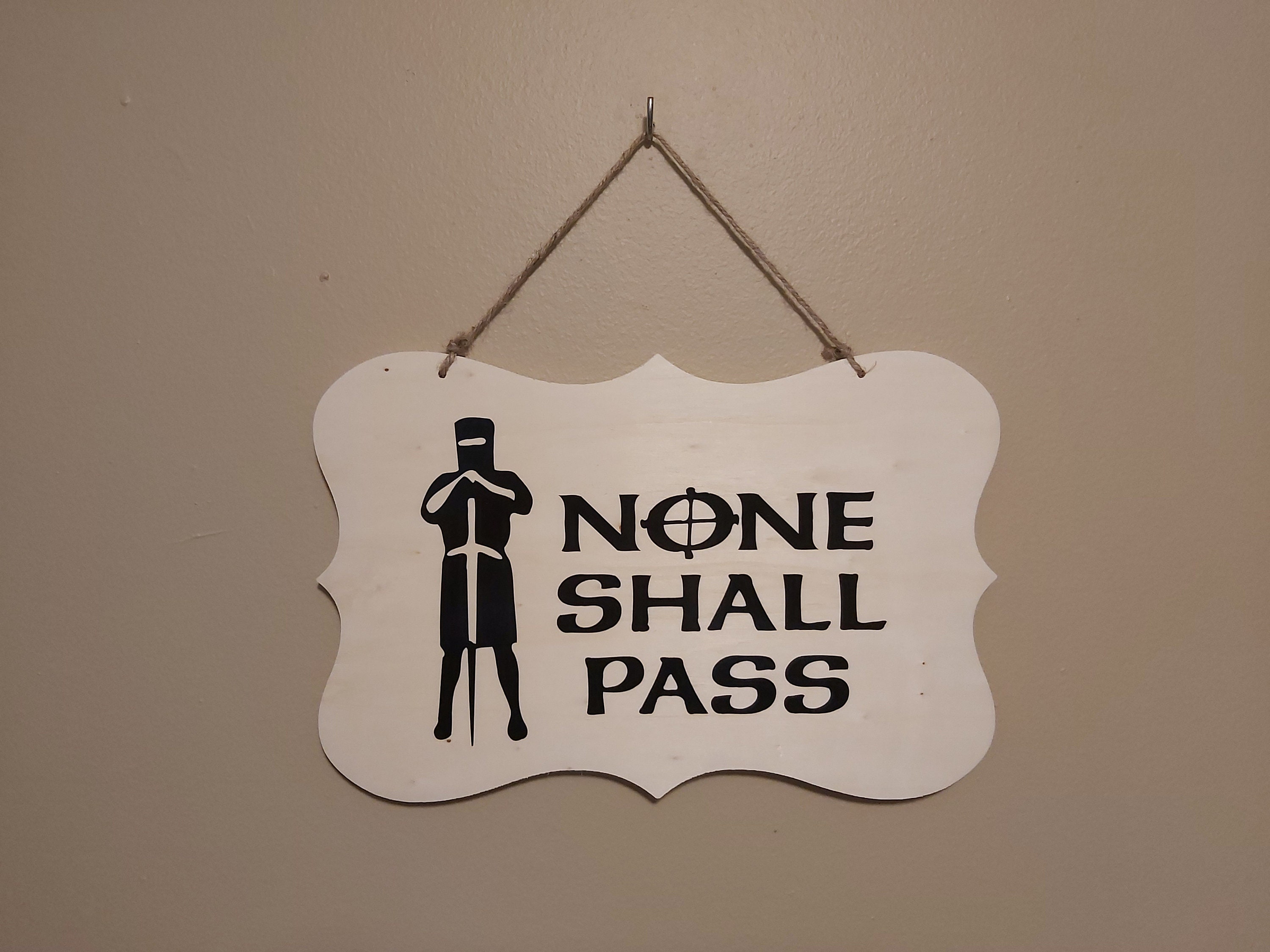 The Black Knight, You Shall Not Pass,monty Python, the Holy Grail Door ...