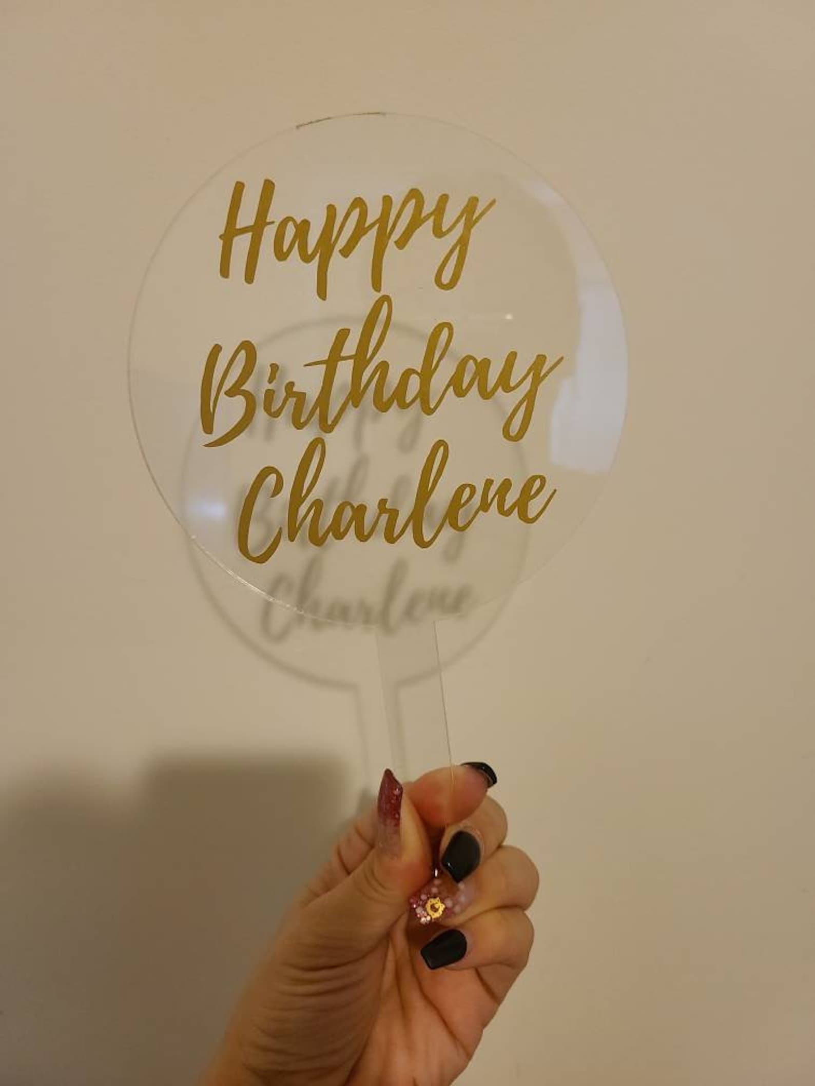 ABC Cake Topper, Acrylic Cake Topper, Acrylic Birthday Topper, Custom ...