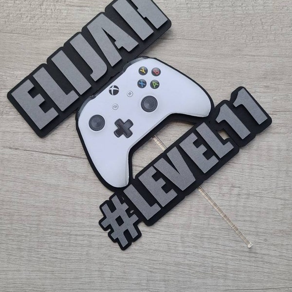 Level up Cake Topper - Etsy