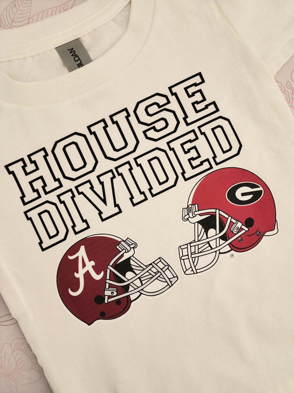 House Divided Bodysuit Tie Breaker Shirt Baby Announcement Football ...