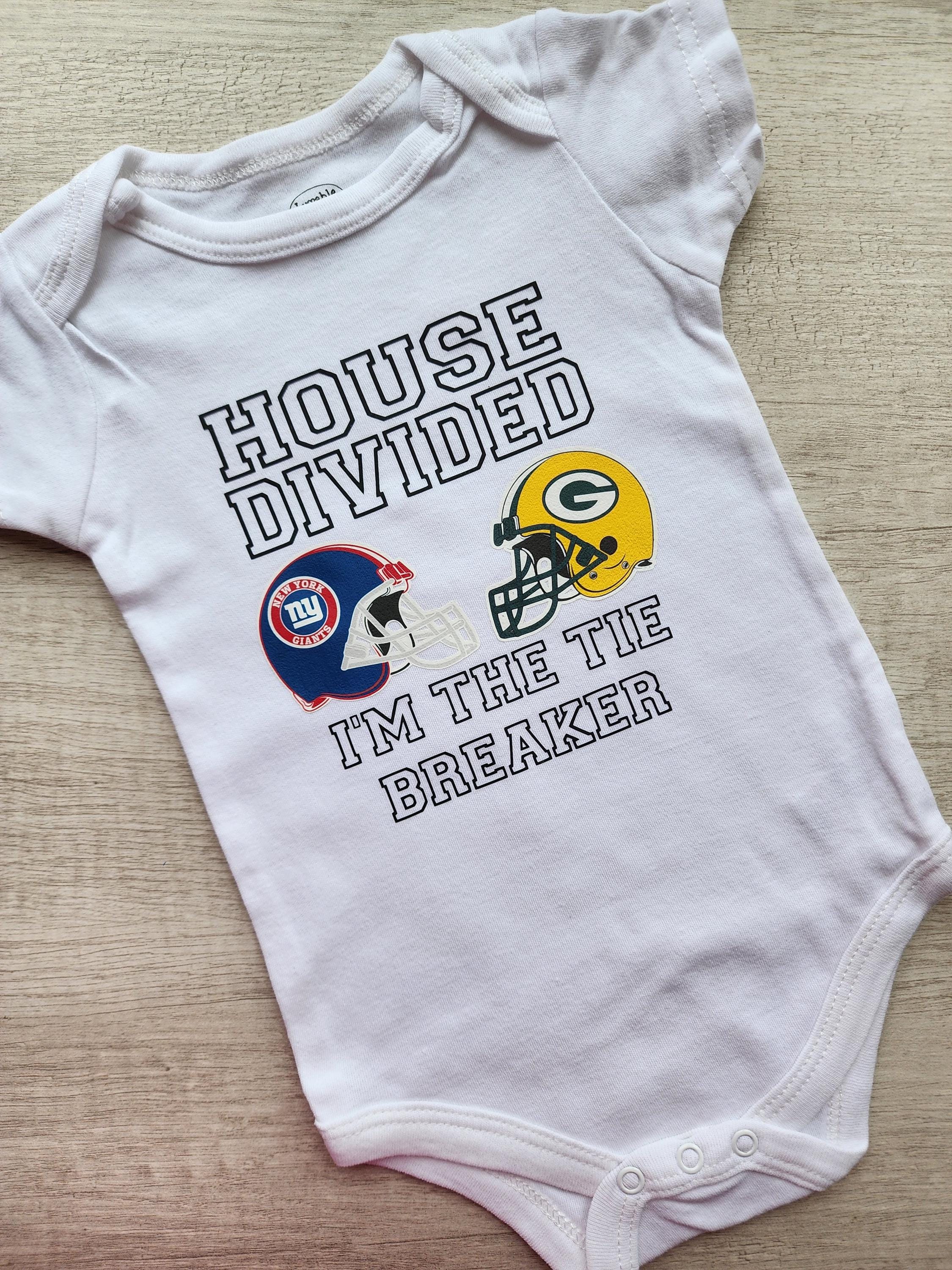 House Divided Bodysuit| Tie Breaker Shirt| Baby Announcement| Football ...