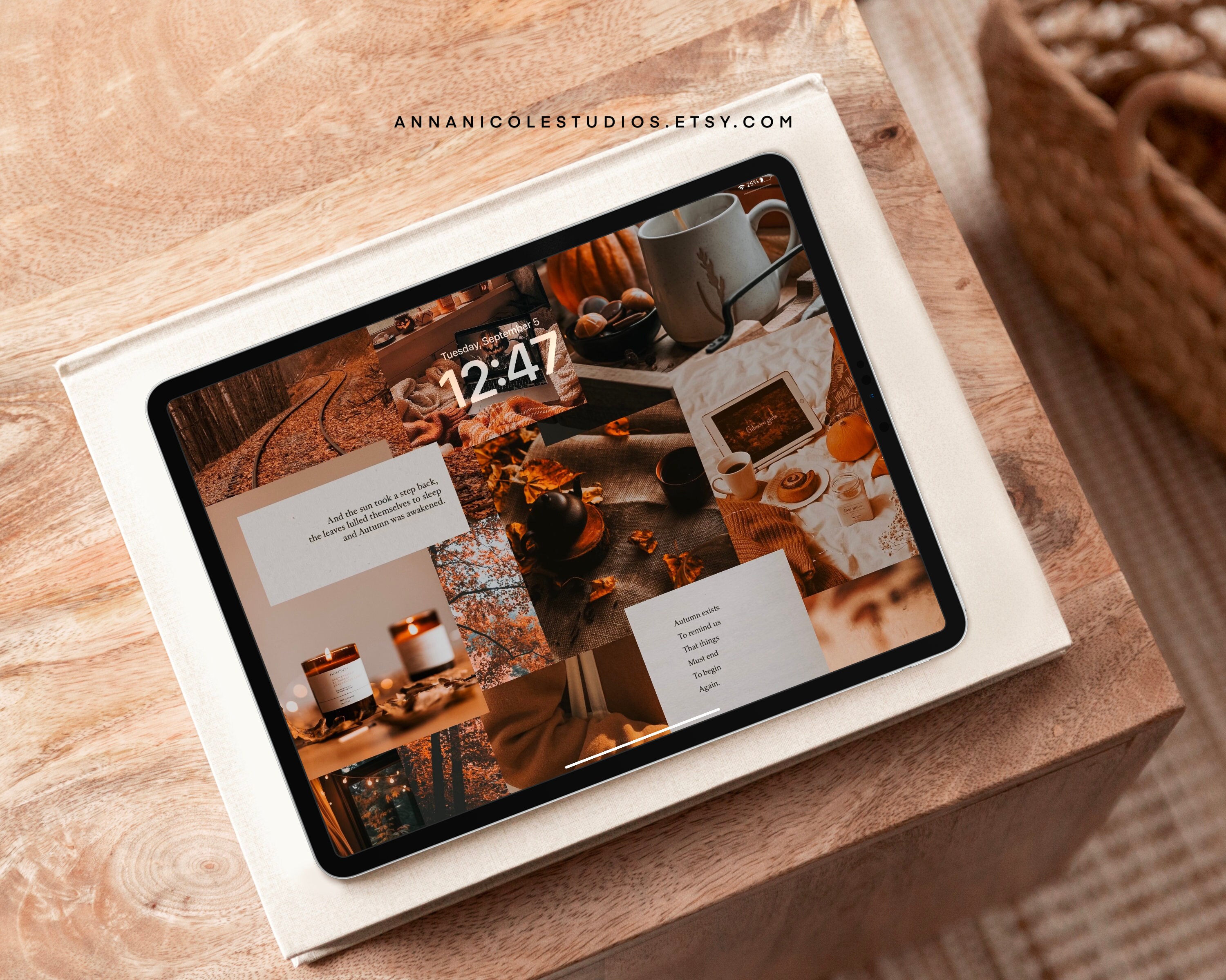 Fall Photo Collage iPad Wallpaper | Fall Wallpaper | Cozy Fall ...