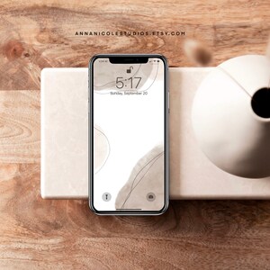Cream Neutral Aesthetic iPhone Ios14 App Icons, Cream Phone Wallpaper ...