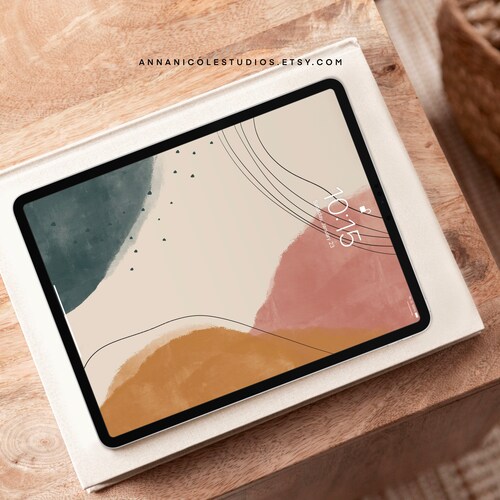 Boho Abstract Ipad Wallpaper - Etsy