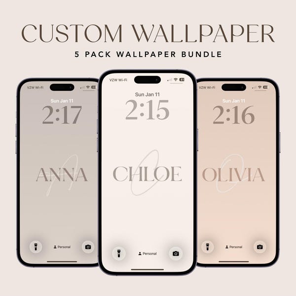 Buy Custom Name Wallpaper Online In India - Etsy India
