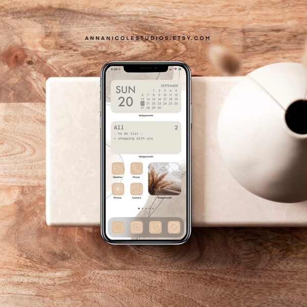 Cream Aesthetic Wallpaper Iphone - Etsy