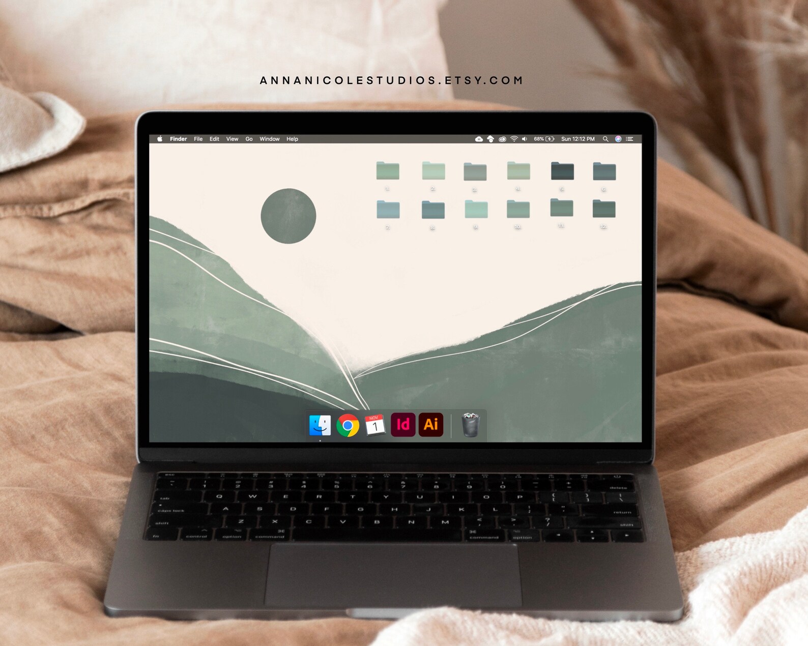 Sage Desktop Icons Desktop Mac Desktop Icons Windows - Etsy