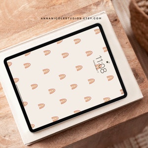 Boho Rainbow iPad Wallpaper - Etsy