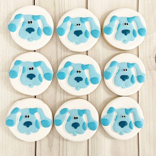 Blues Clues Decorated Cookies | Etsy