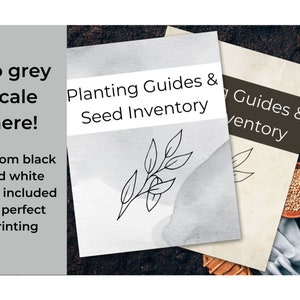 Garden Planting Guides and Seed Inventory, Herb Planting and Vegetable ...