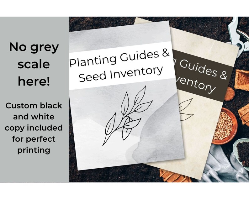 Garden Planting Guides and Seed Inventory, Herb Planting and Vegetable ...