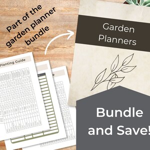 Garden Planting Guides and Seed Inventory Herb Planting and | Etsy