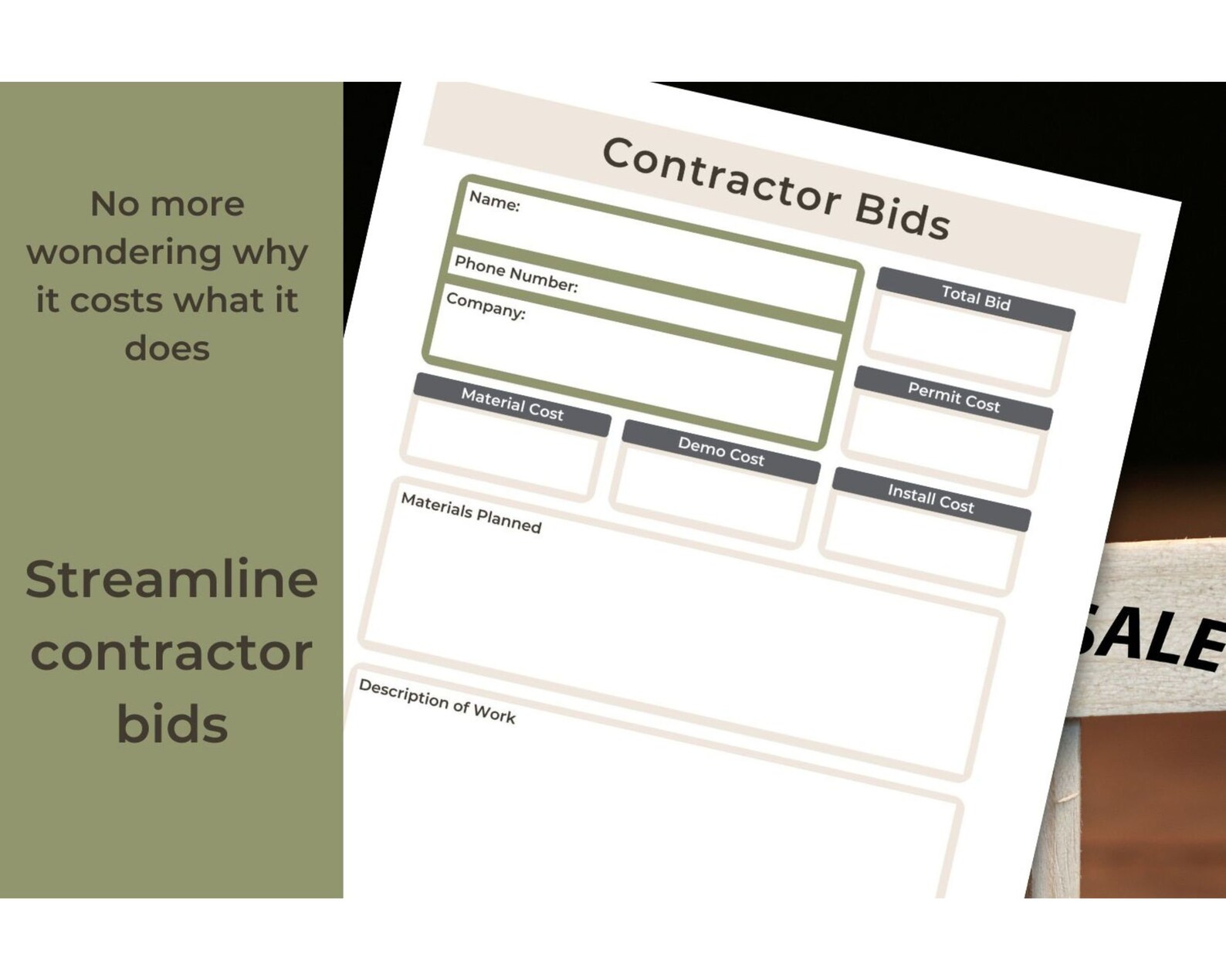 Home Buying and Construction Printable Planners Bundle, Perfect for New ...