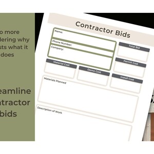 Home Buying and Construction Printable Planners Bundle, Perfect for New ...
