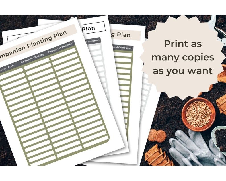 Garden Planting Guides and Seed Inventory, Herb Planting and Vegetable ...