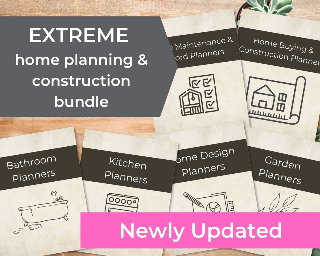 Extreme Home Design Planner Bundle | Kitchen & Bathroom | Budgets ...