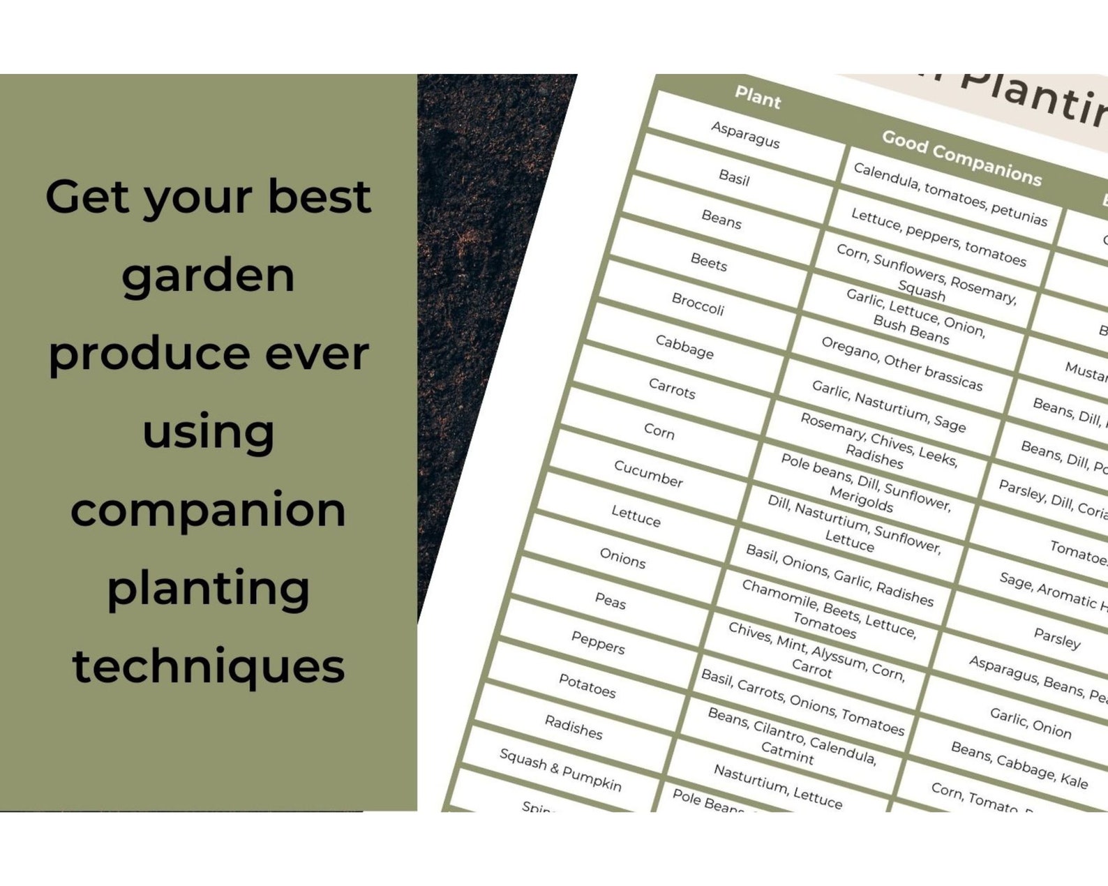 Garden Planting Guides and Seed Inventory, Herb Planting and Vegetable ...