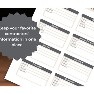 Home Buying and Construction Printable Planners Bundle, Perfect for New ...