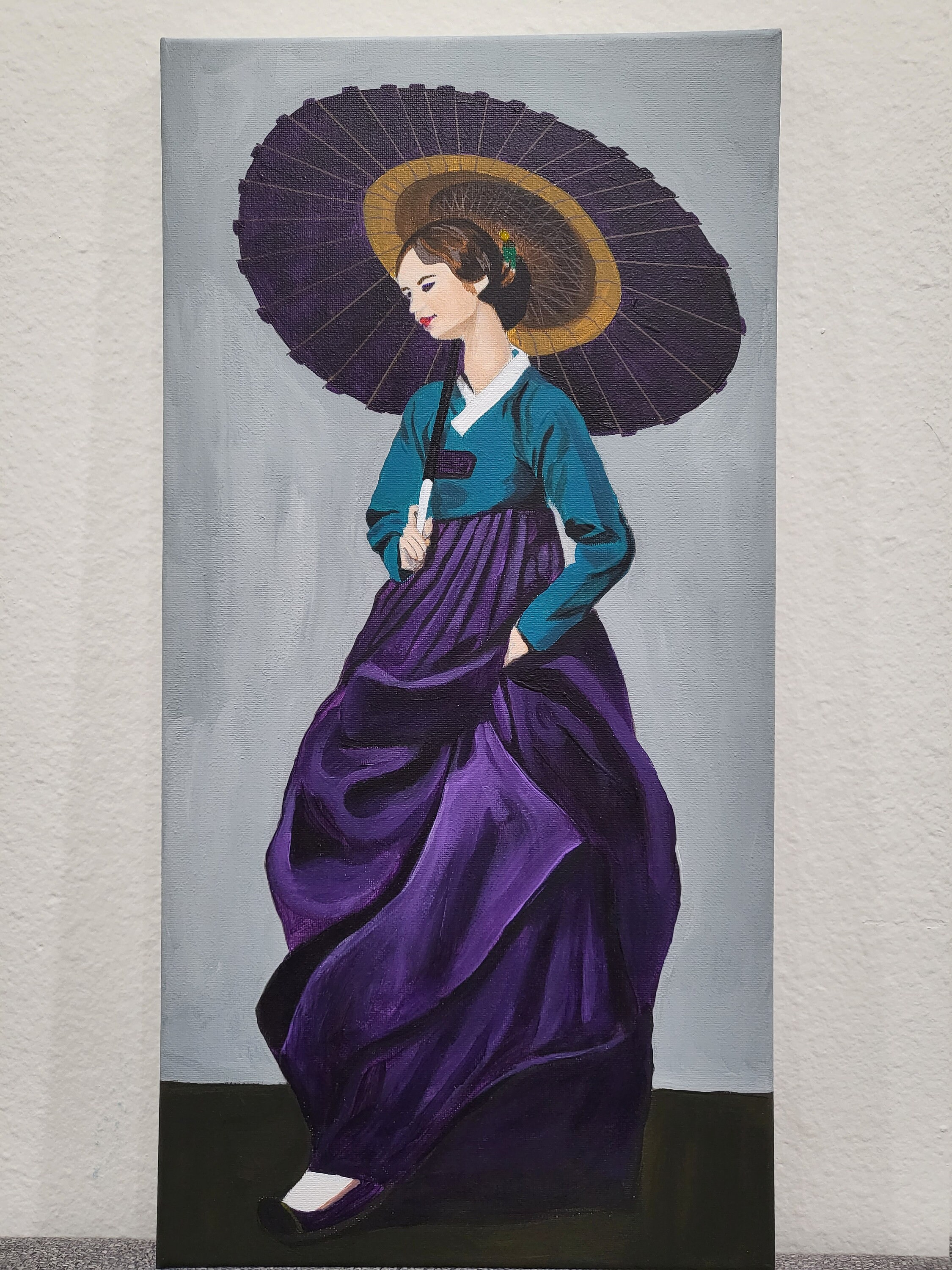 Traditional Hanbok Painting