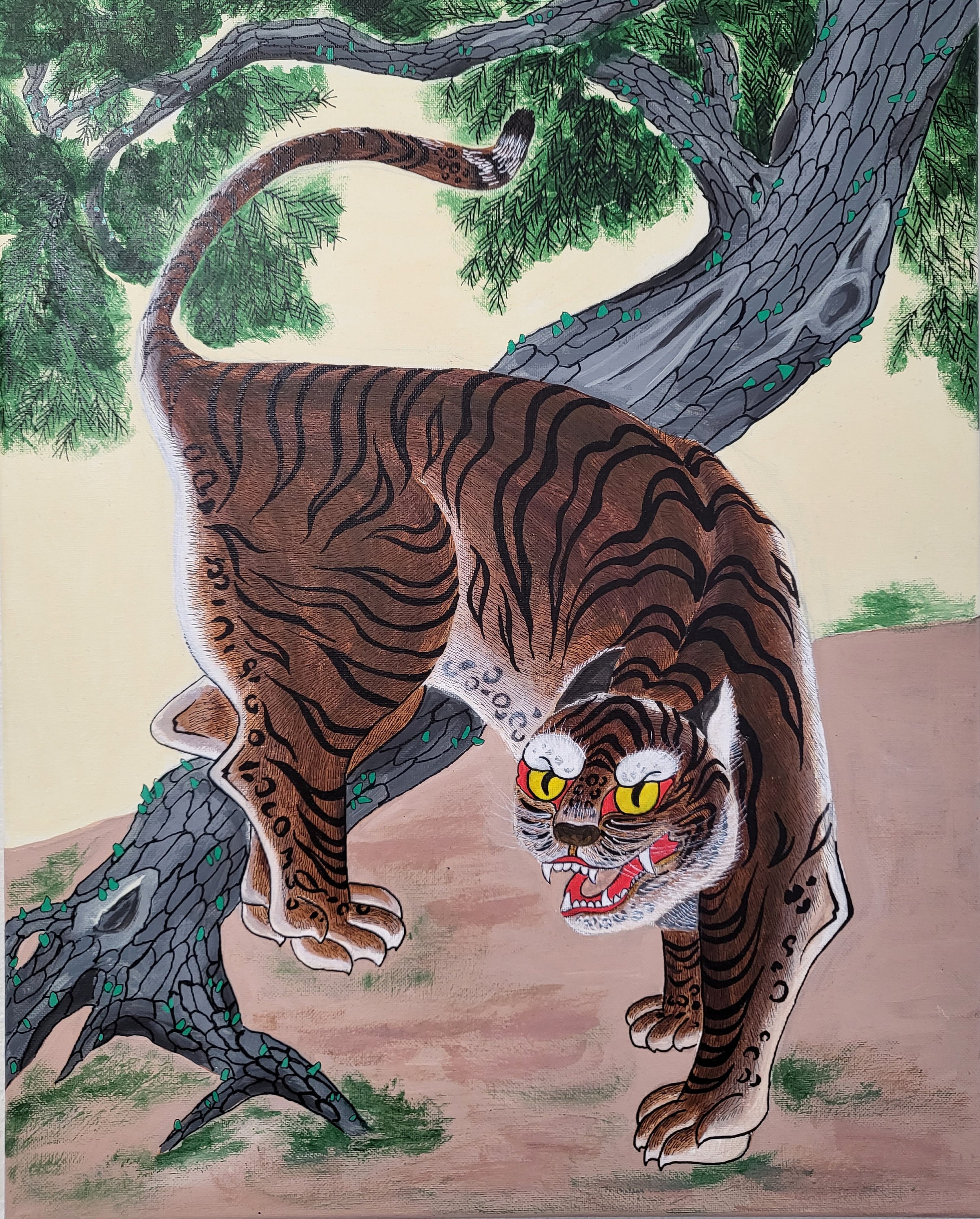 Korean Folk Tiger