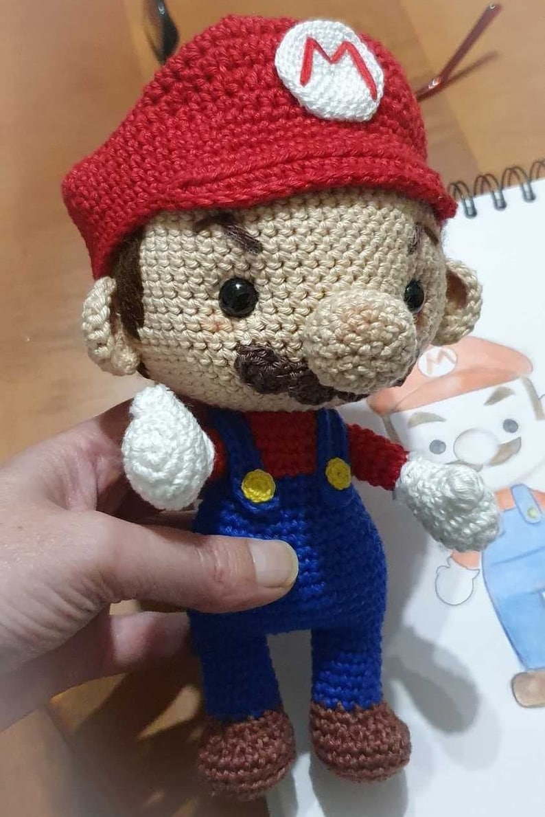 Mario (super Mario Bros.) PATTERN - Etsy