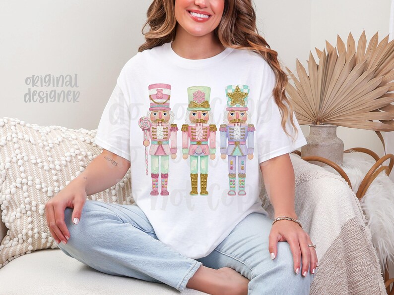 Candy Nutcrackers PNG | Hand-painted Digital Download | Christmas Shirt ...