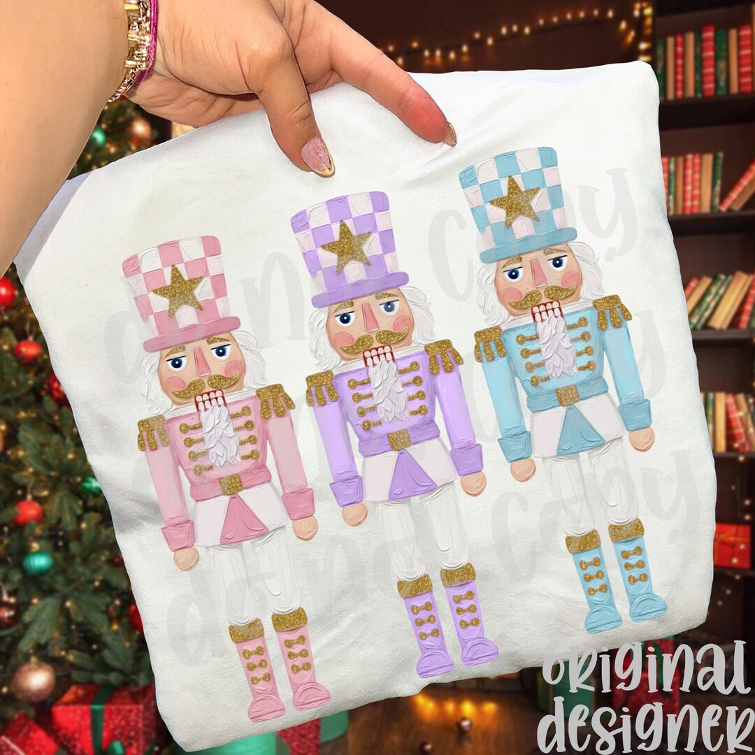 Hand-painted Classic Nutcrackers Bundle Png Design | Digital Download ...
