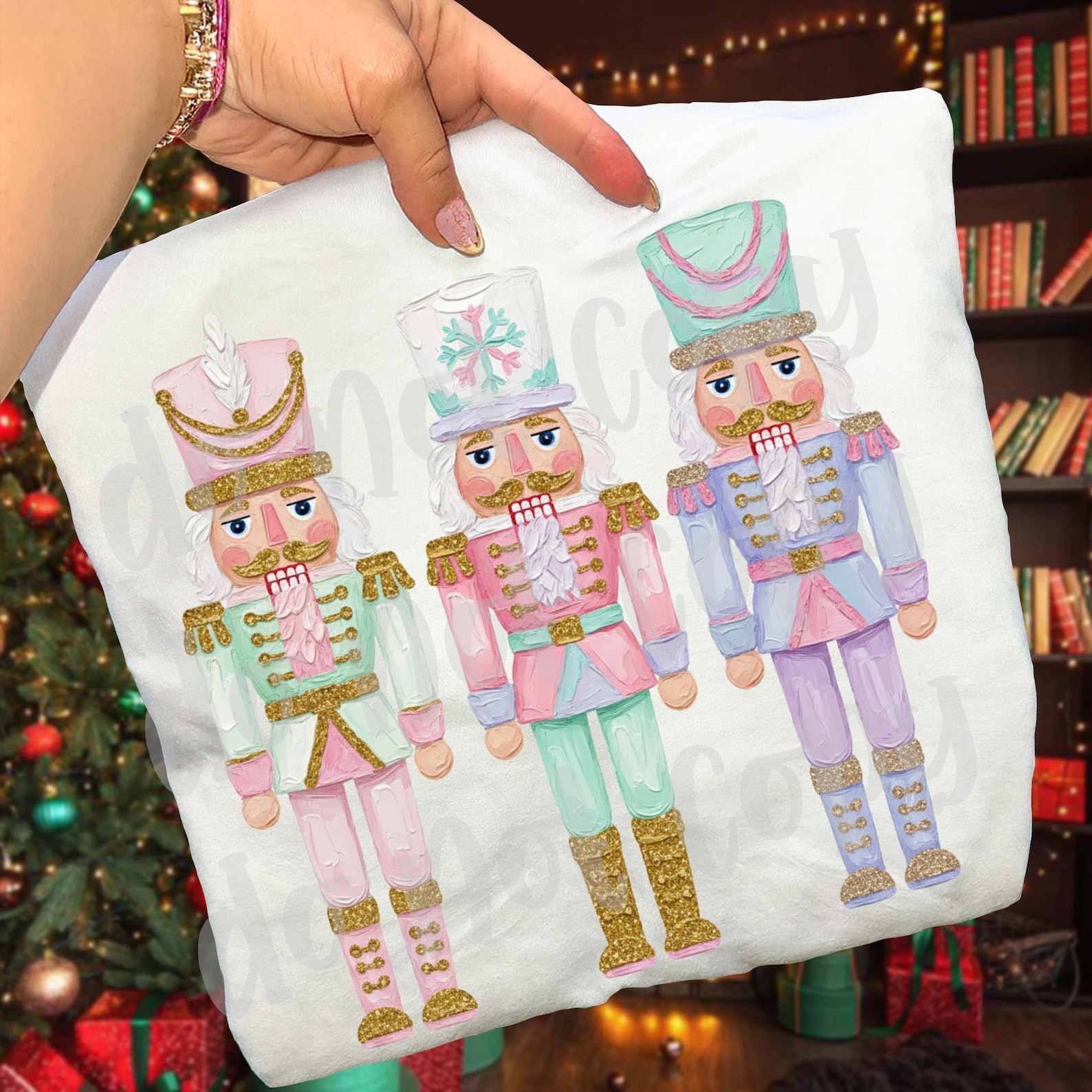 Hand-painted Nutcrackers Png Design | Digital Download | PNG File ...