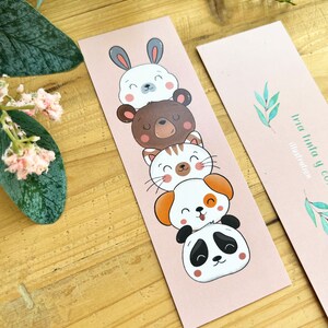 Bookmark Kawaii/ Stationary/ Reading/ Paper Bookmark/ Illustrated/ Book ...