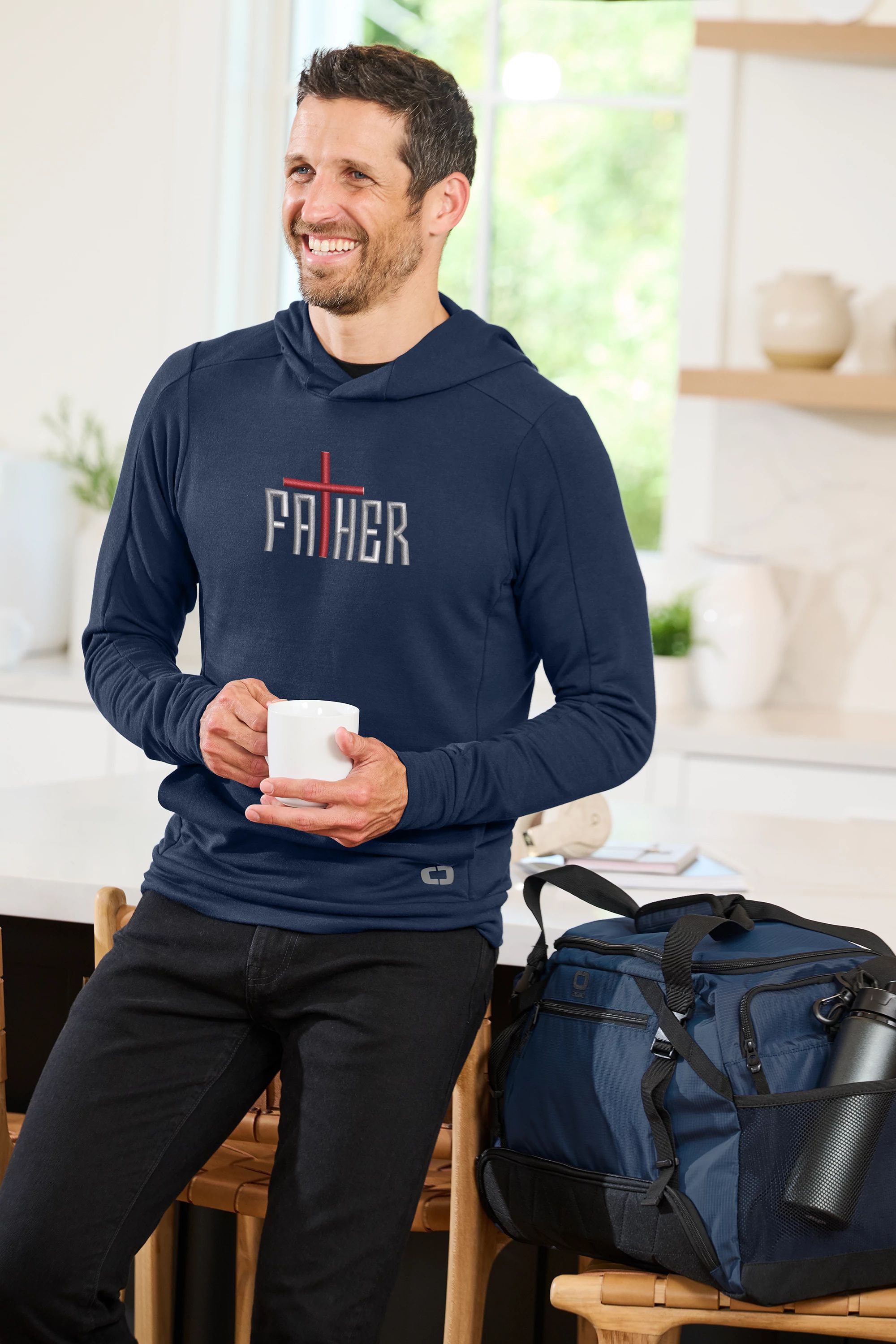 Father Cross 3D Puff Embroidery Design, PES 8 Other Formats for ...