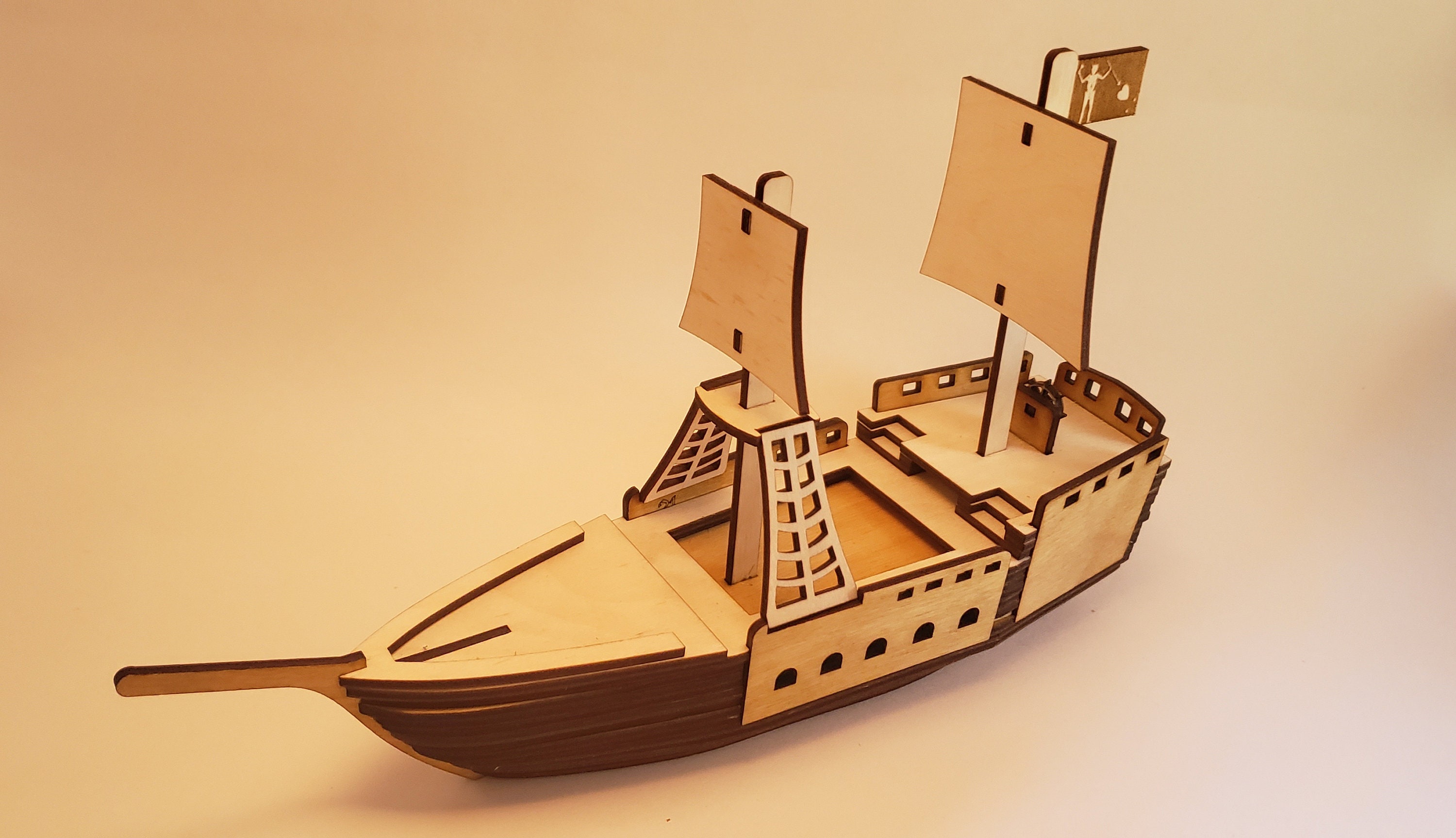 Pirate Ship Model Kit - Ching Shih, Wood, DIY Kit — Raven's Tree