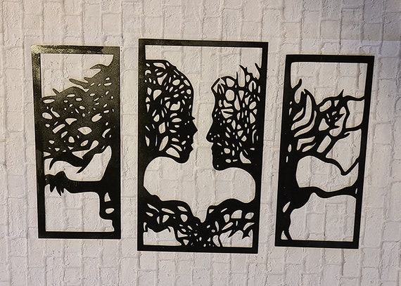 Human Tree Wall Art Man and Woman Woman and Woman Man and | Etsy