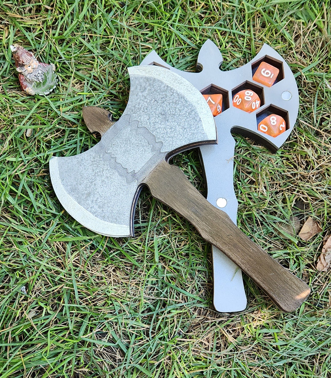 Dnd Personalized Axe Dice Vault for Dungeons and Dragons and Other Dice ...