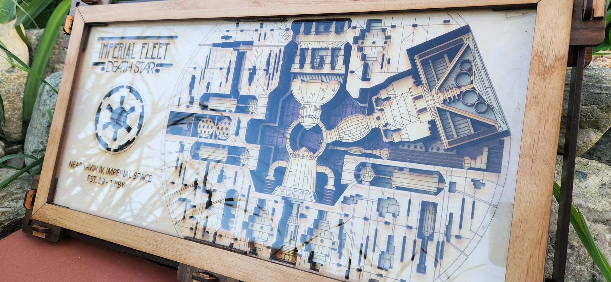 SyFy Space Station Blueprint Art Wall Hanging — Raven's Tree