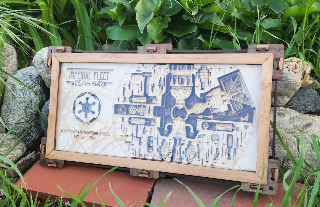 Syfy Space Station Blueprint Art Wall Hanging - Etsy