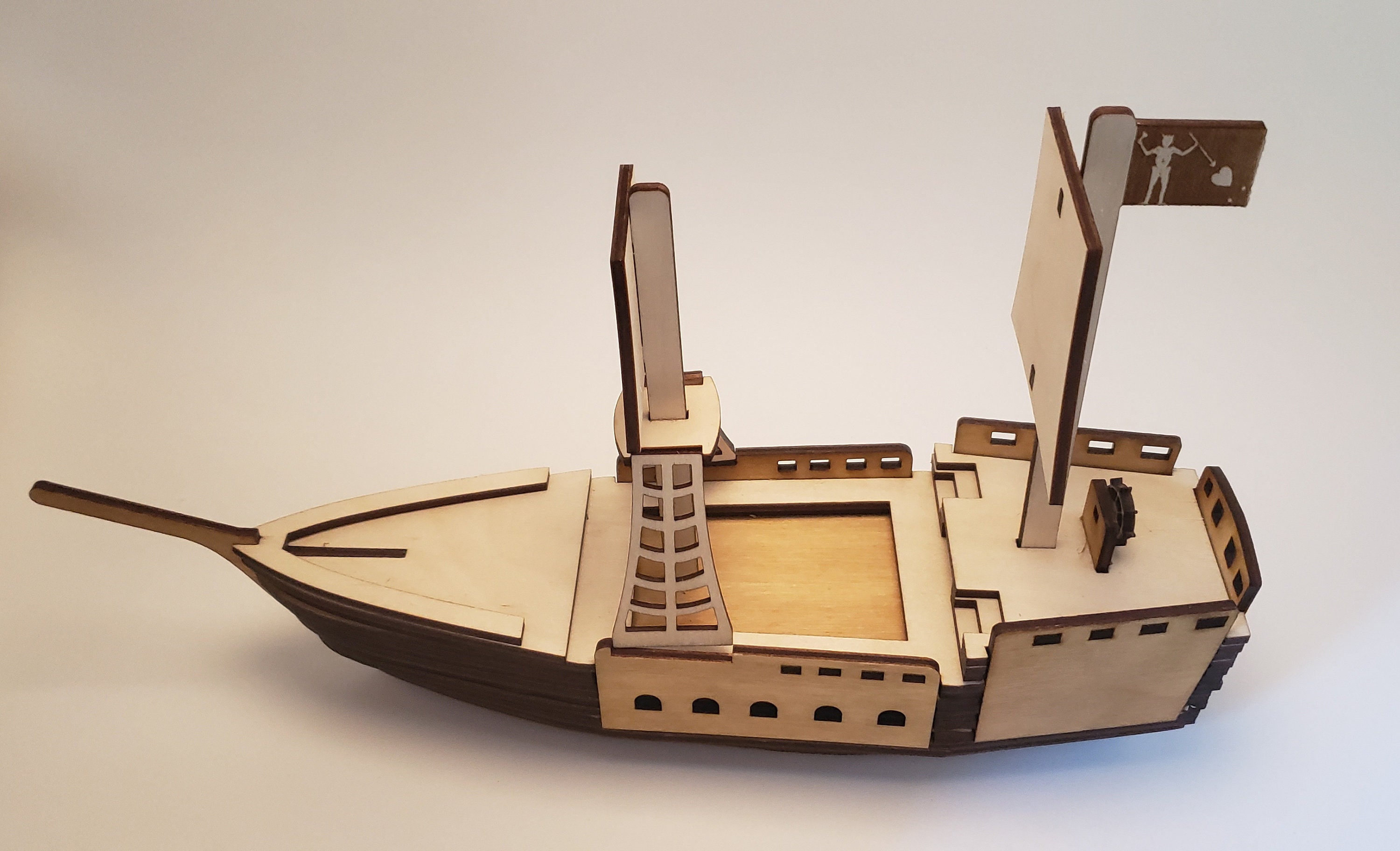 Pirate Ship Model Kit Ching Shih Wood DIY Kit - Etsy