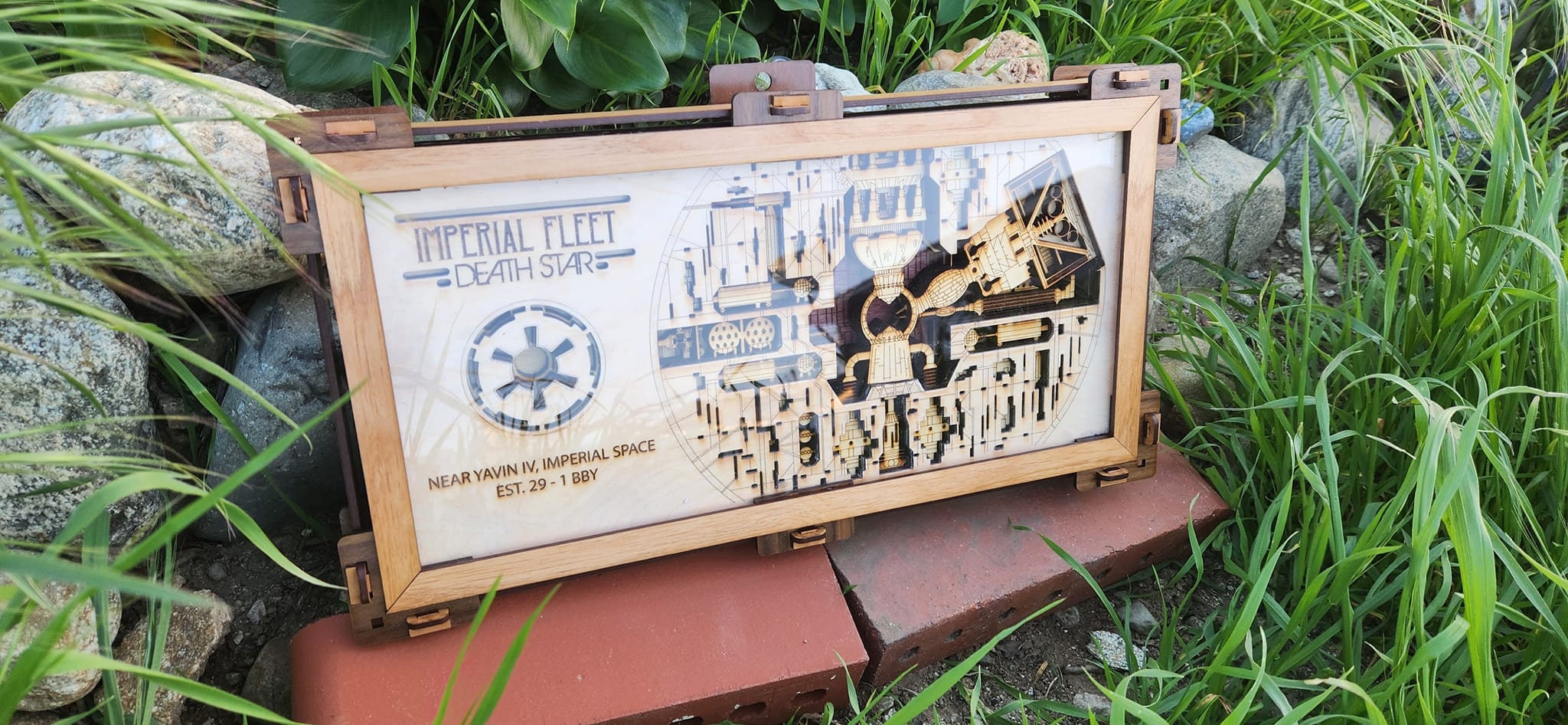 SyFy Space Station Blueprint Art Wall Hanging — Raven's Tree