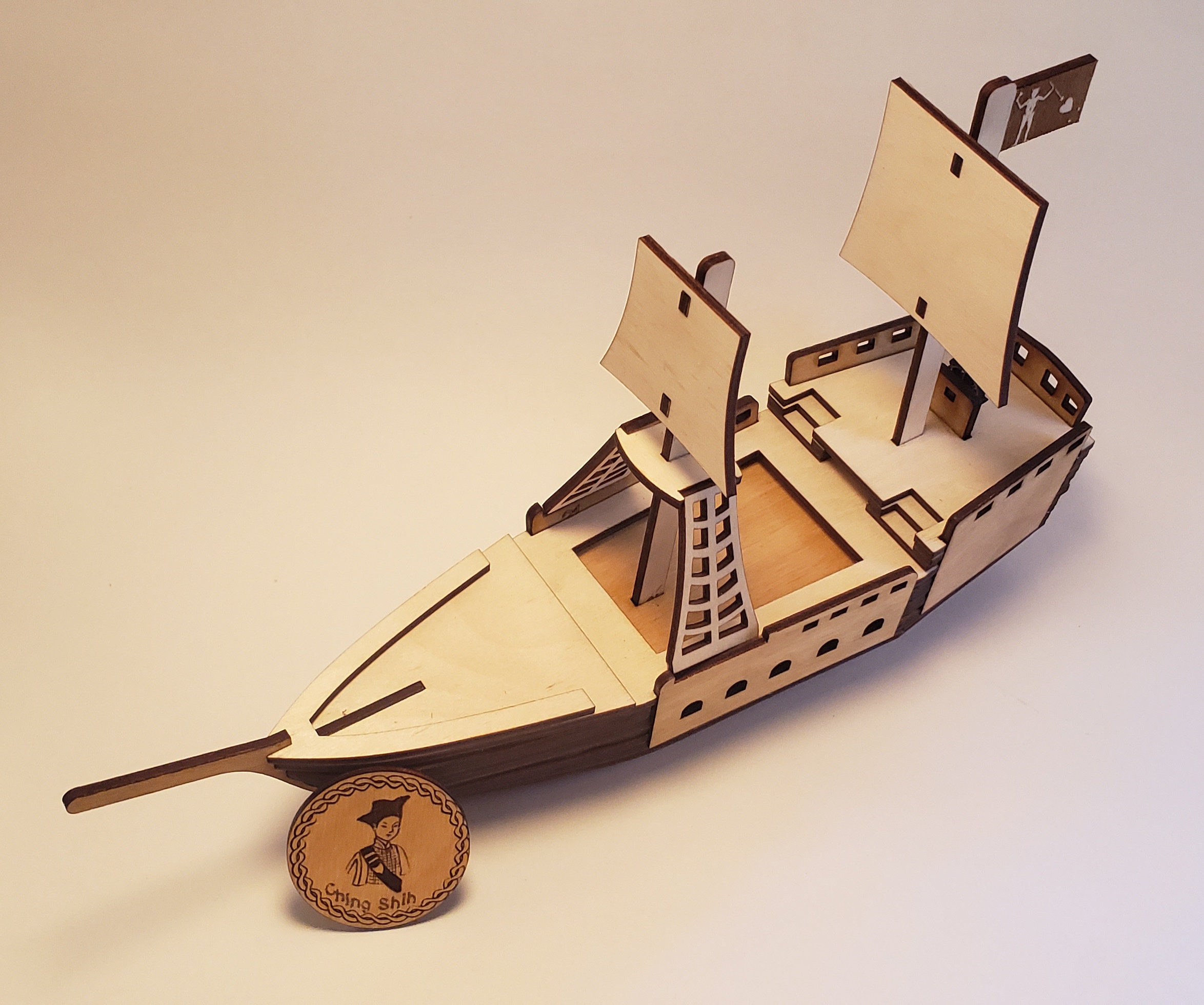 Pirate Ship Model Kit Ching Shih Wood DIY Kit - Etsy