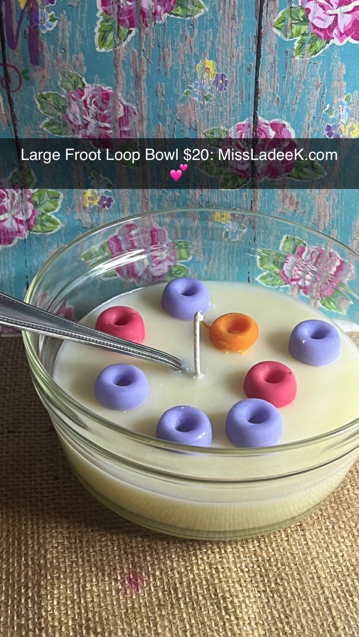 Large Bowl of Froot Loops Candle - Etsy