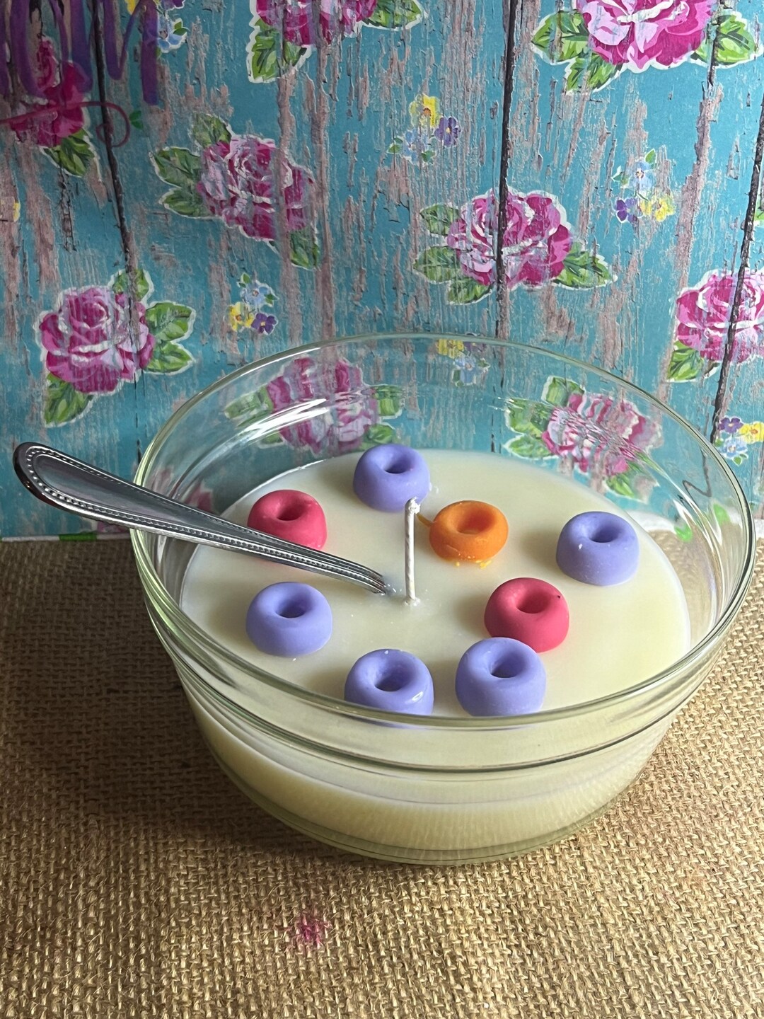 Large Bowl of Froot Loops Candle - Etsy