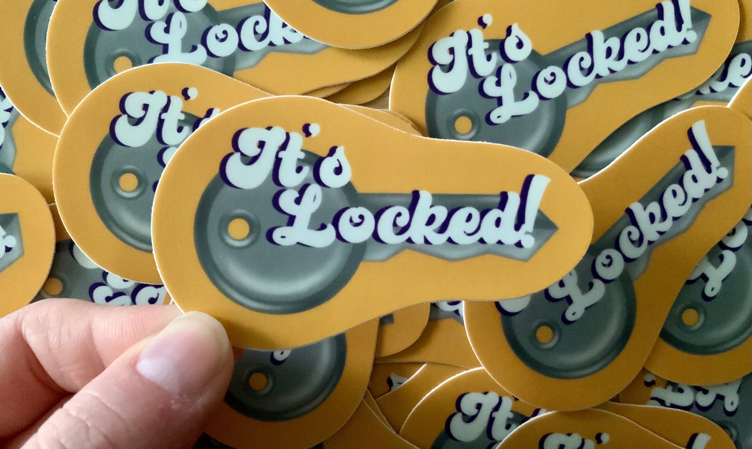 Its Locked Sticker Girl Detective Amateur Detective Teen | Etsy