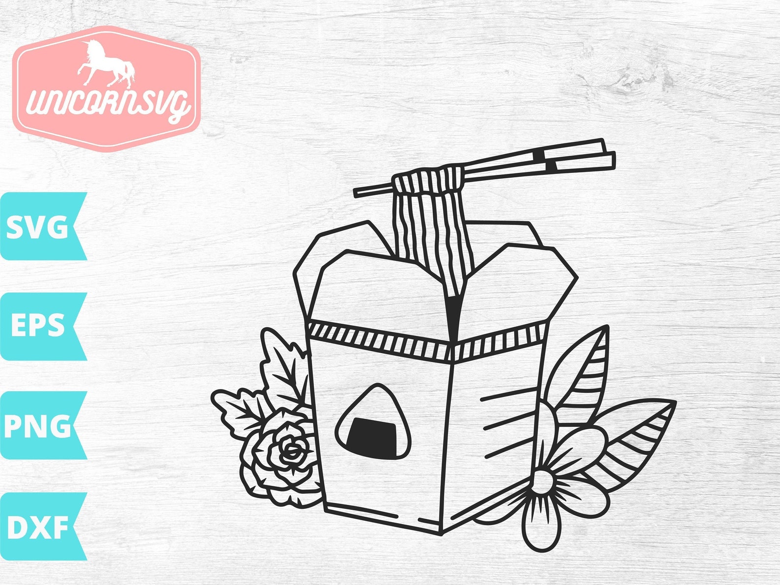 Chinese Food Svg Takeout Svg Fast Food Svg Always Hungry Svg Noodles ...