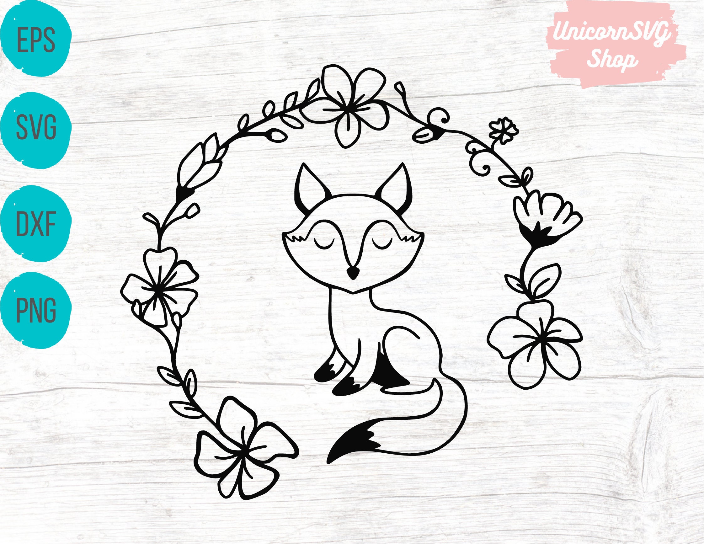 Fox Svg Cute Fox Svg Fox Svg File for Cricut Fox Clipart Cute Fox ...