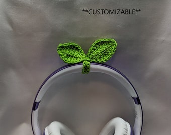 Crochet Sprout Headphone Accessory - Etsy