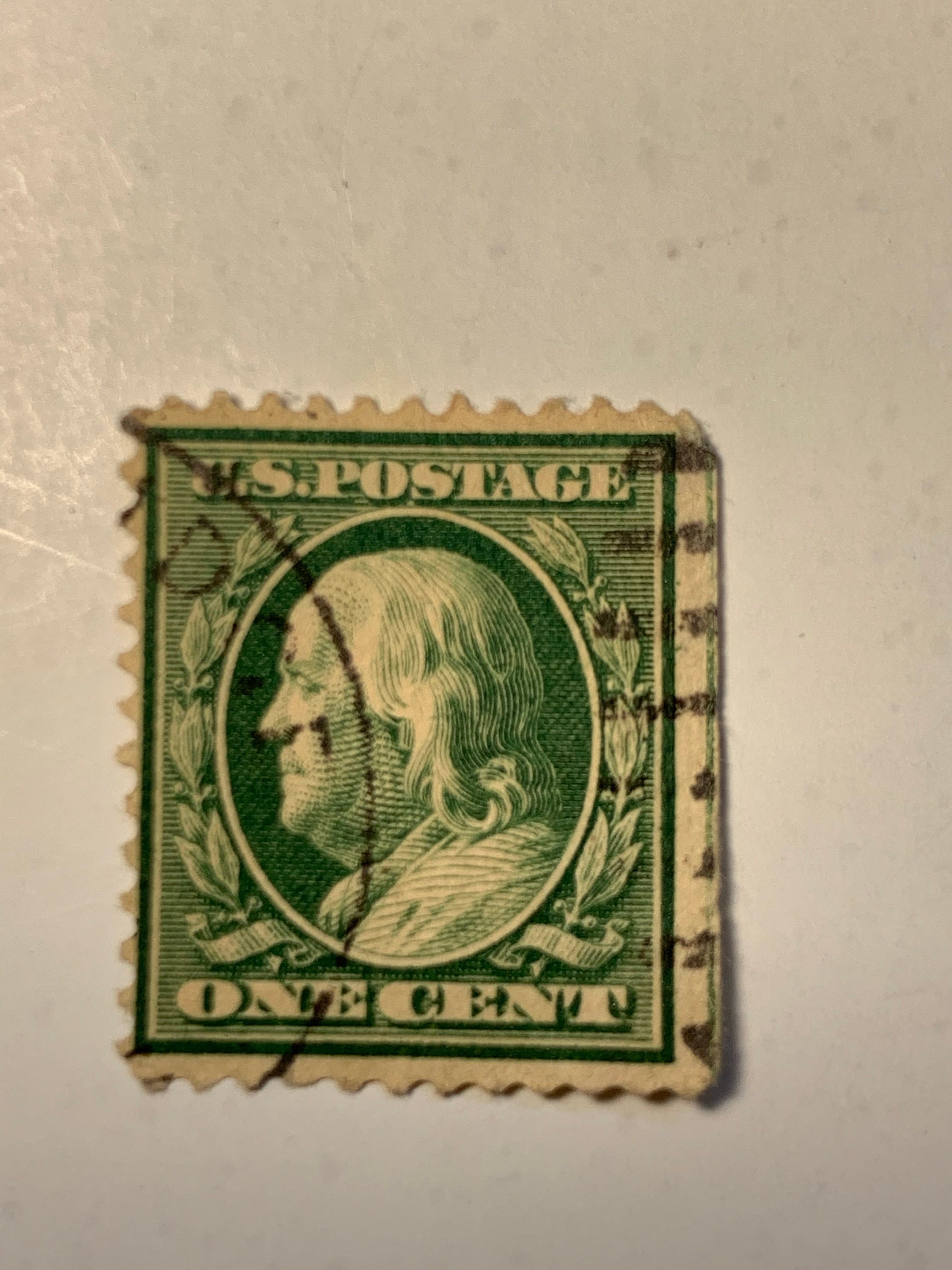 1908 Benjamin Franklin Stamp | Etsy